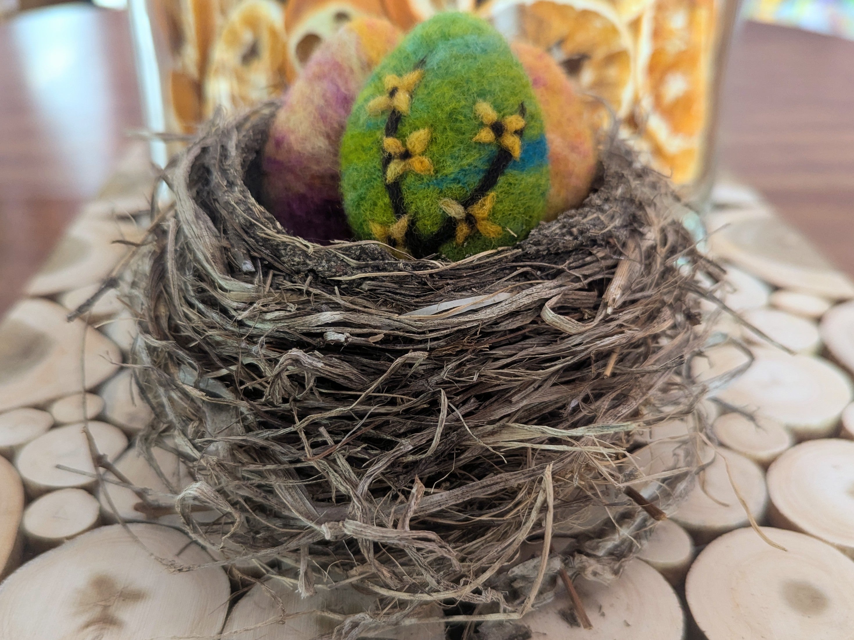 Needle Felting Easter Eggs – Moonspun Wool