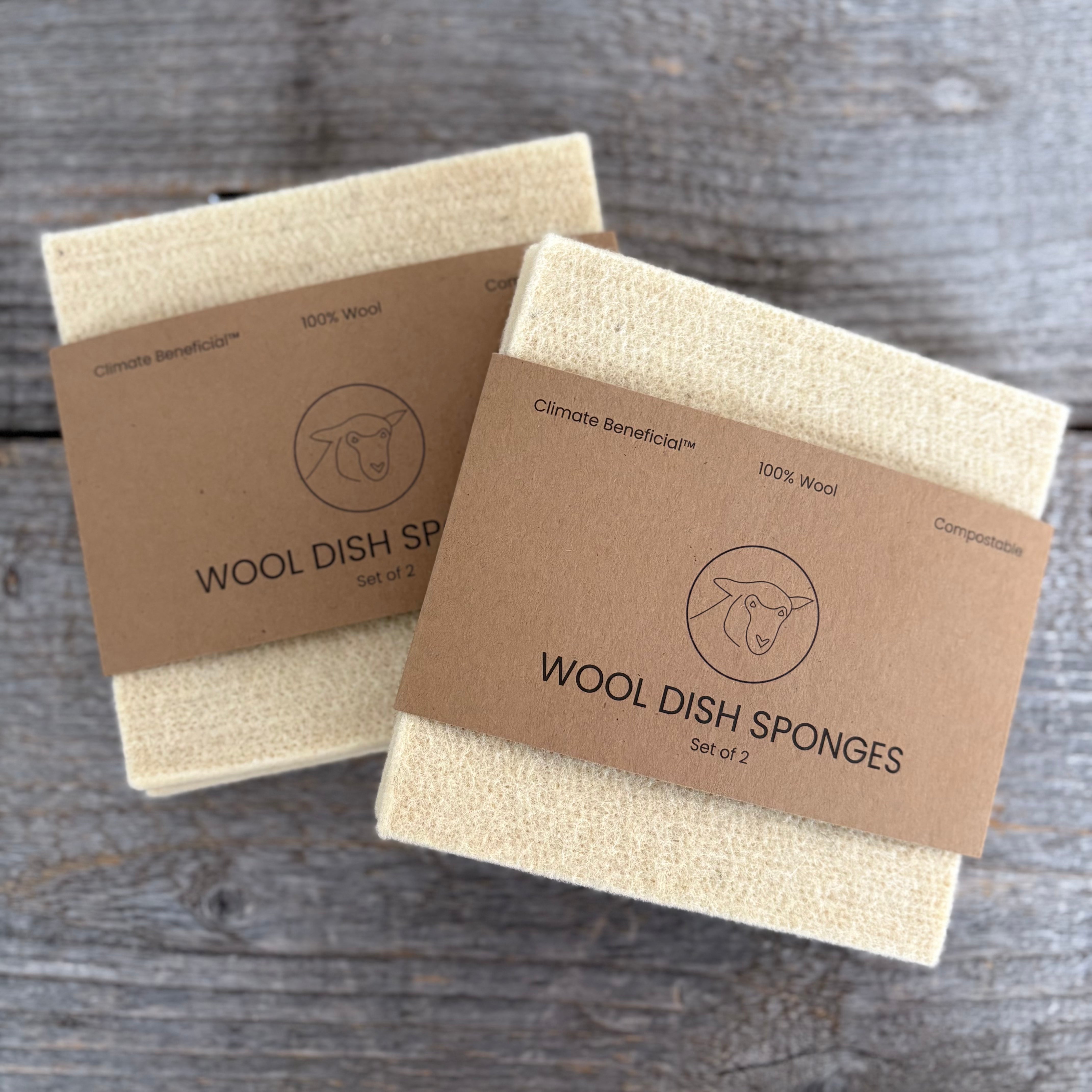 Wool Dish Sponges – Moonspun Wool